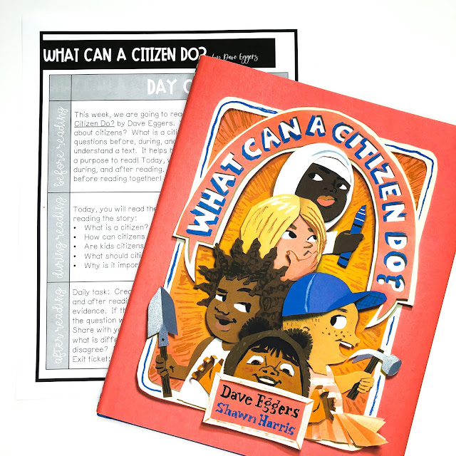 What Can a Citizen Do? Interactive Read Aloud | Asking and Answering ...