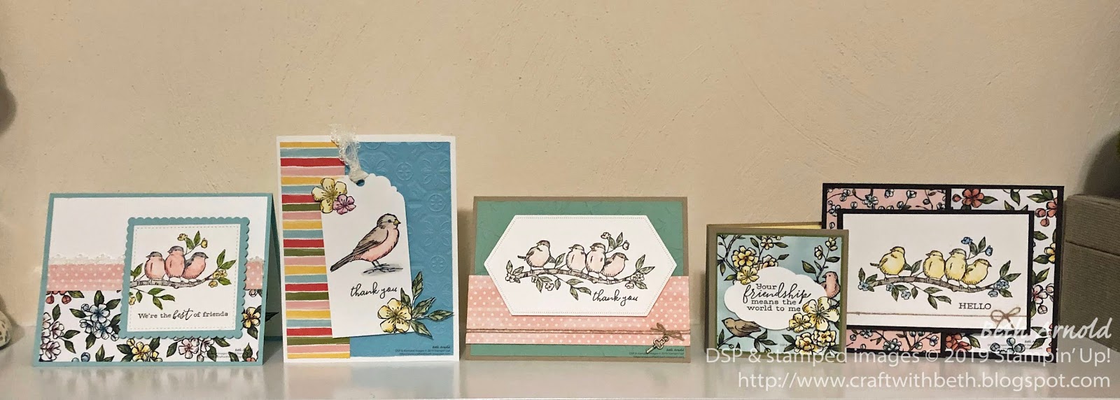 Craft with Beth: Free as a Bird Stamp of the Month Class
