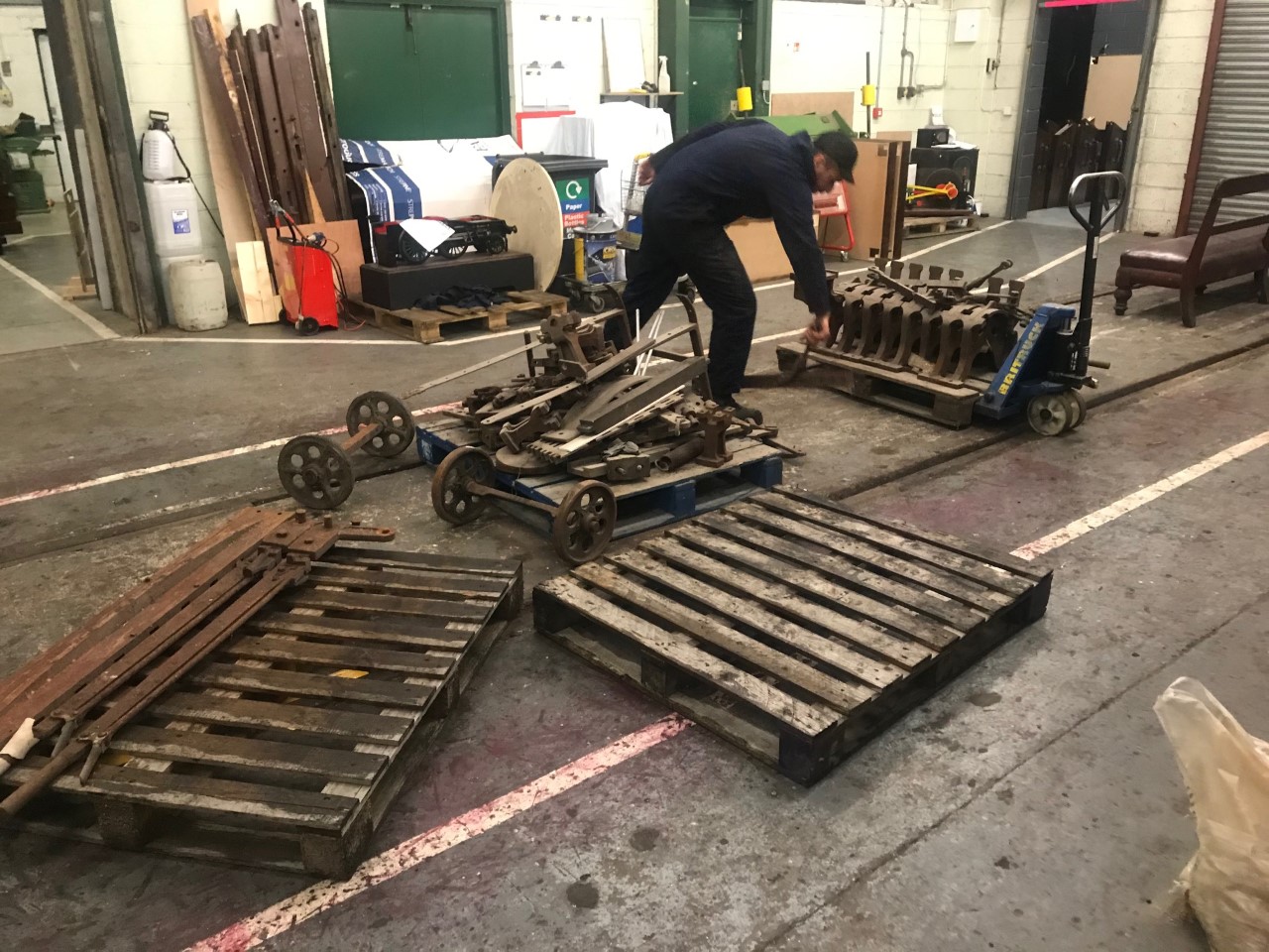 North Tyneside Steam Railway: Carriage and wagon workshop clear out