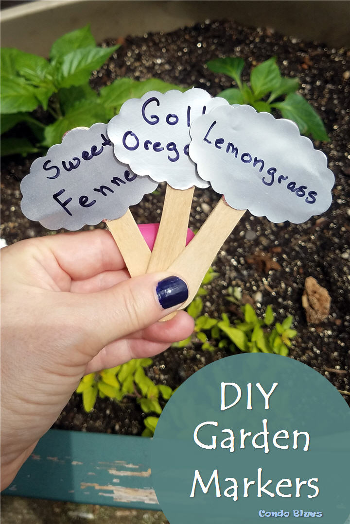Condo Blues How To Make Garden Plant Markers Condo Blues How To Make Garden Plant Markers