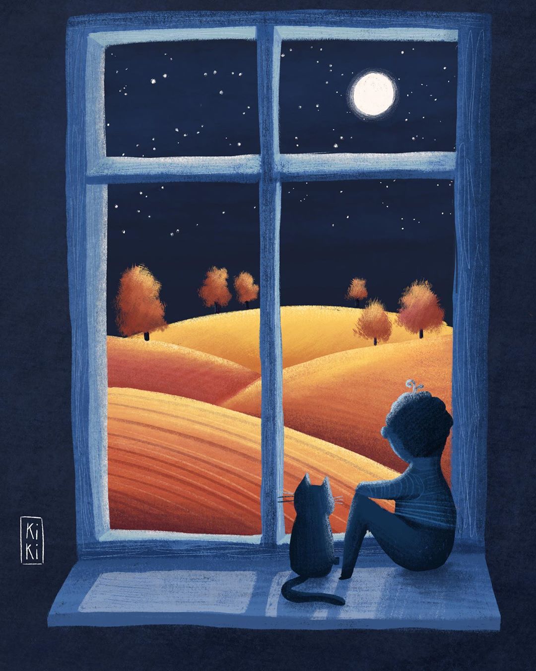 Pinzellades al món: Freda nit de tardor / Fría noche de otoño / Cold ...