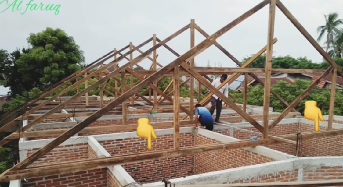 UKURAN KAYU UNTUK KUDA-KUDA ATAP RUMAH - AL FARUQ tukang aceh