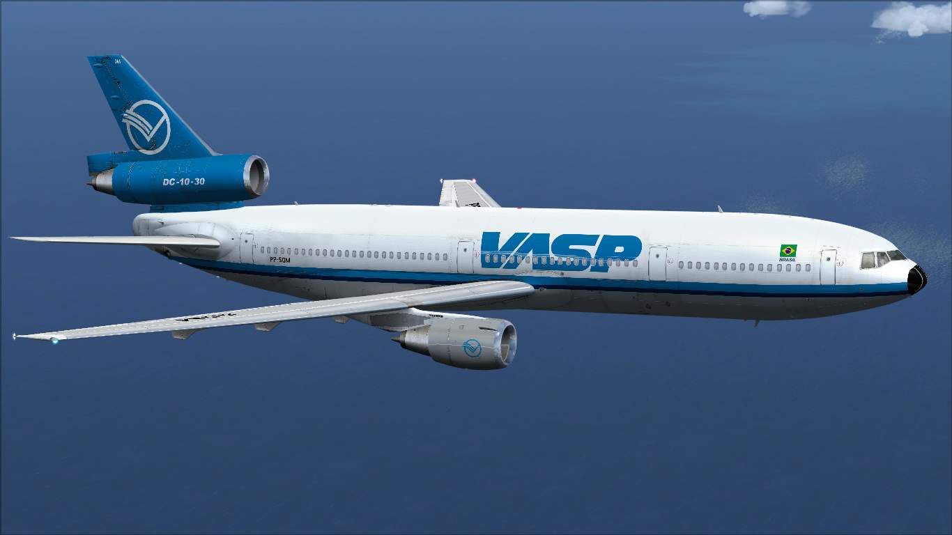 Texturas Brasileiras: Vasp PP-SOM McDonnell-Douglas DC-10-30