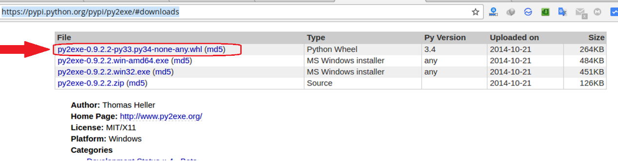 Cara install py2exe menggunakan file whl ~ Belajar Python