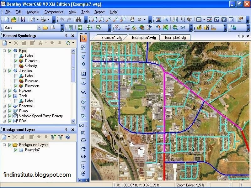 Learn Center: Water-CAD Features