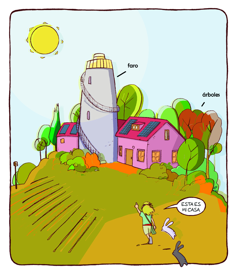 Olga Carmona Peral cómic & ilustración: Mirai, el sol, energía solar