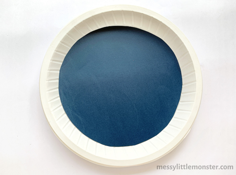 Paper Plate Space Craft for Kids - Messy Little Monster
