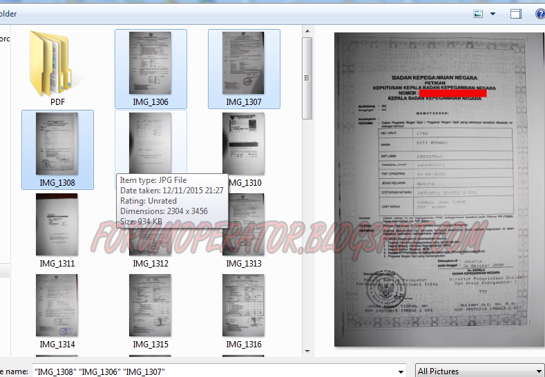 Cara Mudah dan Cepat Scan Berkas PUPNS Menjadi File PDF - Operator Sekolah