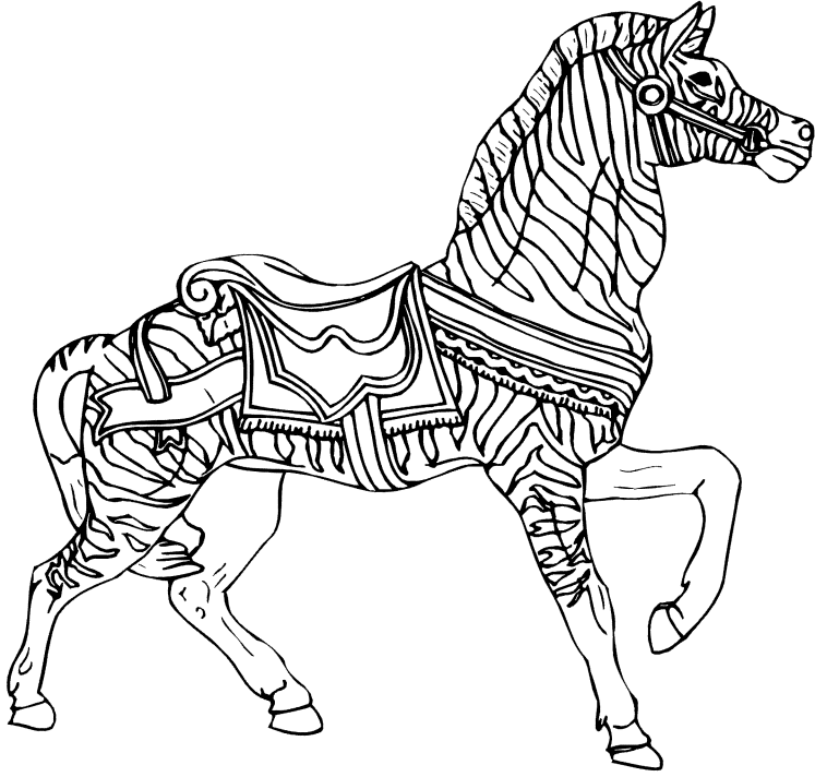 Carousel Coloring Pages Picture carousel-coloring-pages-picture