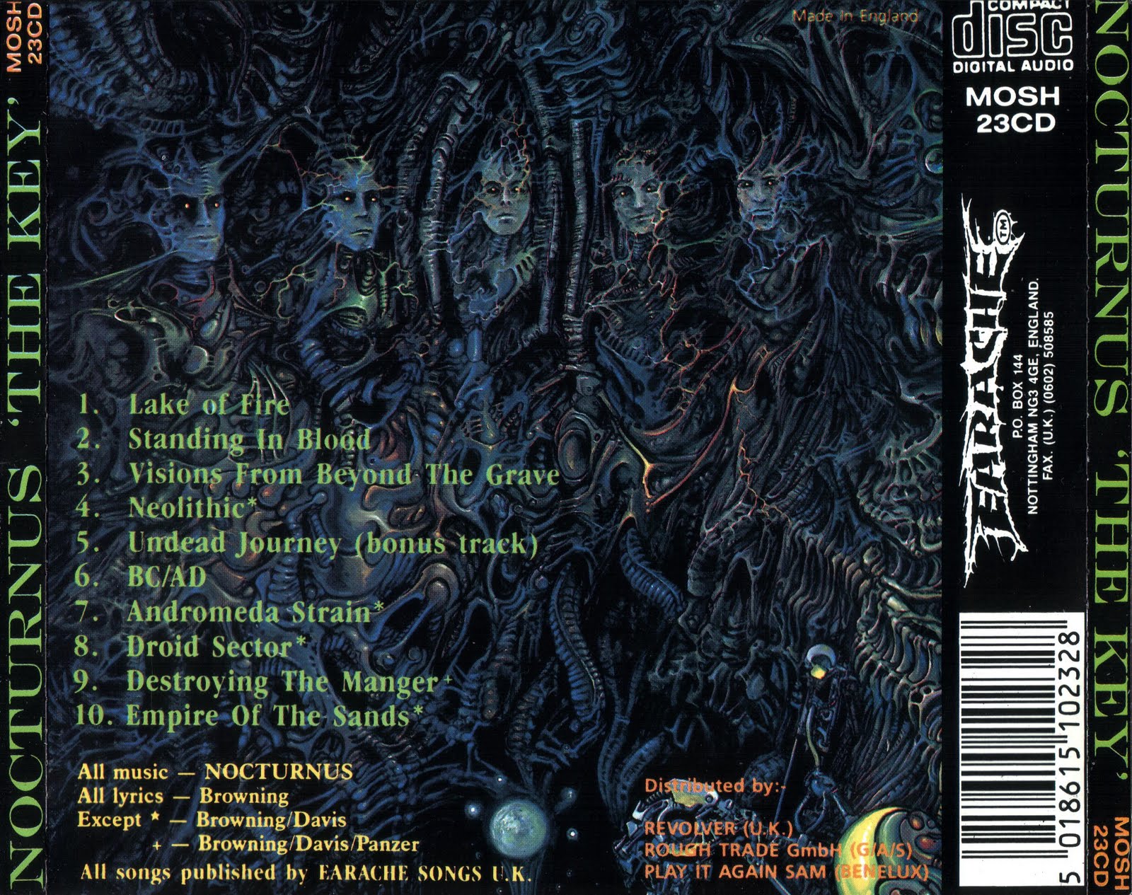 THE ARRIVAL: Nocturnus - The Key [1990]