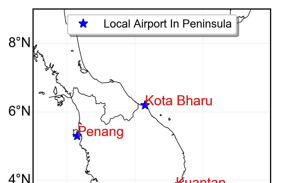 Python and Meteorology: 17-Python Basemap : Plot Points and Names The ... Python and Meteorology: 17-Python Basemap : Plot Points and Names The ...