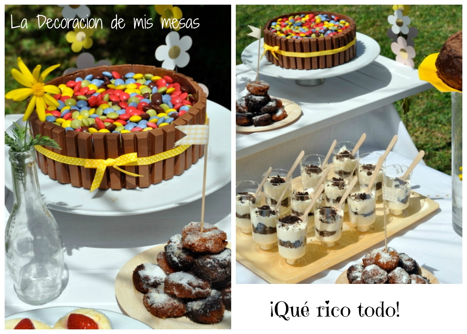 La mesa de postres de mi cumpleaños