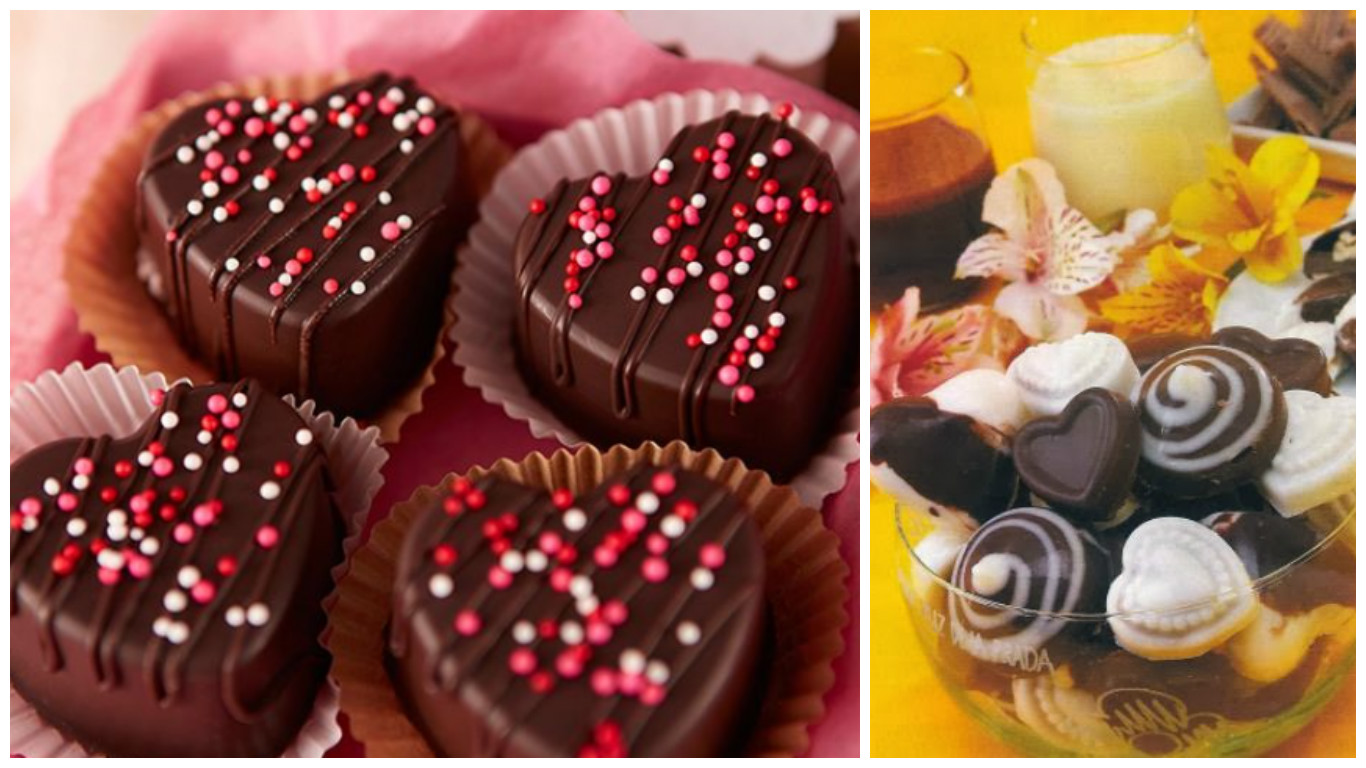 Receta de chocolates rellenos para san valentin ~ Solountip.com