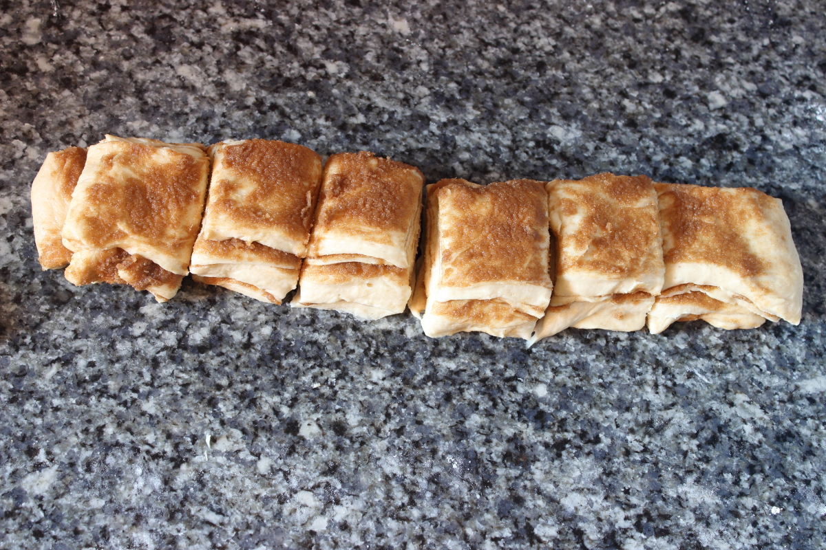 Pan Pull-apart de canela