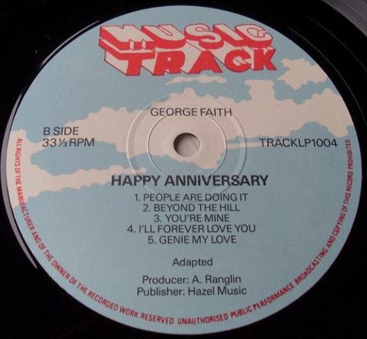 Compartilhando Reggae: George Faith - Happy Anniversary LP Music Track 1986