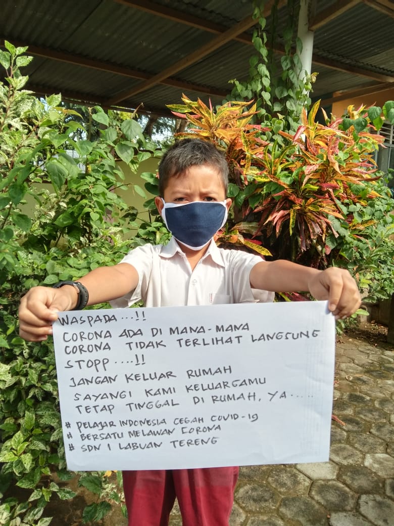 SD NEGERI 1 LABUAN TERENG: Kampanye Cegah Covid 19