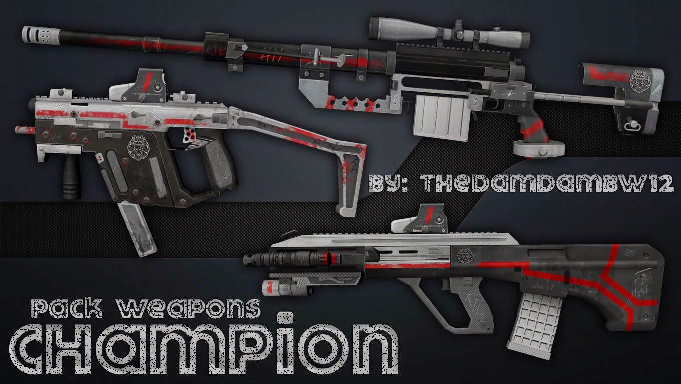 Pack Aug A3, Mira, Fang Blade, Kel Tec, Kriss, L11Packs Point Blank