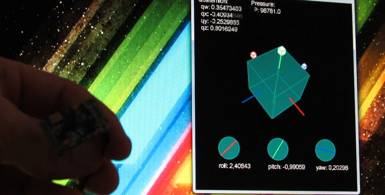 Davide Gironi blog: AVR Atmega 10dof IMU attitude estimation using ...