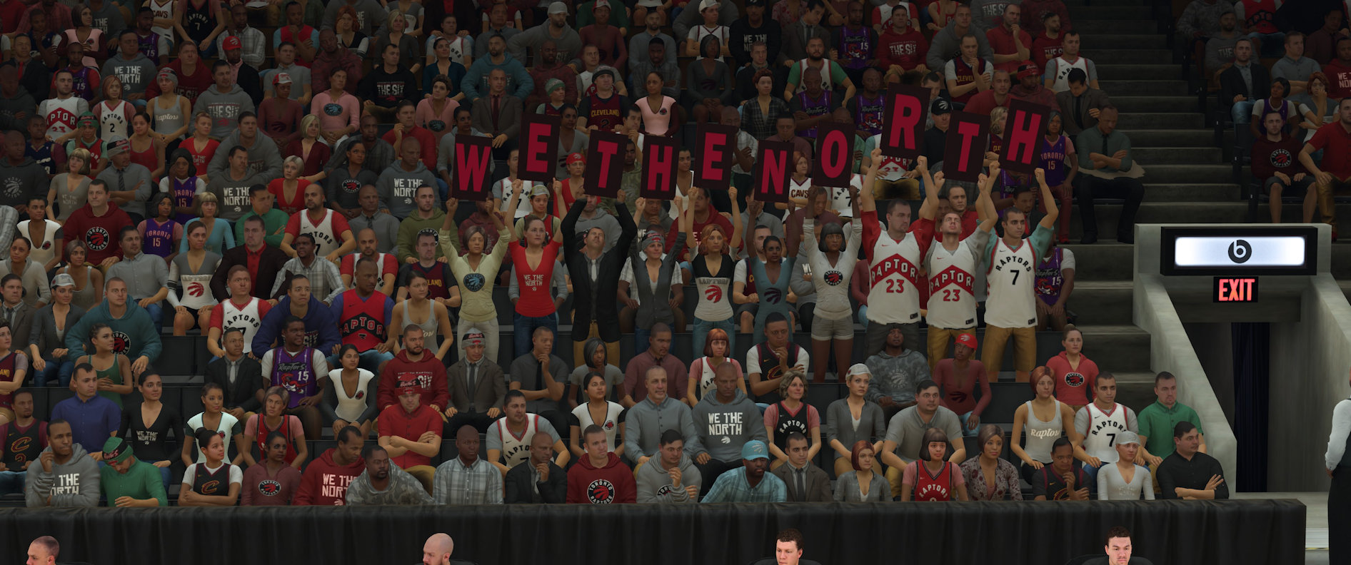 NBA 2K22 30 Teams Crowd Mod by bikerjimuk