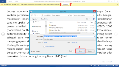 Cara Mengembalikan File yang Belum Tersimpan di Microsoft Word ...