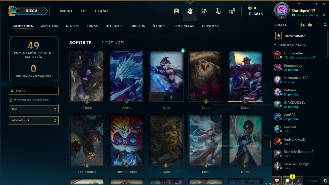 liga de leyendas " league of legends