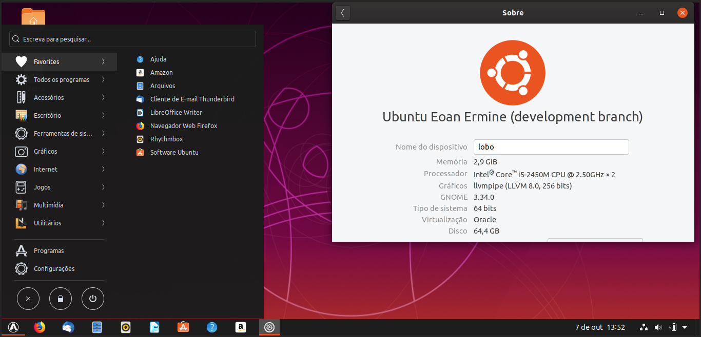 Arc Menu 34 com novos recursos no Gnome shell