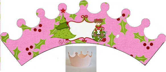 Navidad Rosa: Corona para Imprimir Gratis. - Ideas y material gratis ...