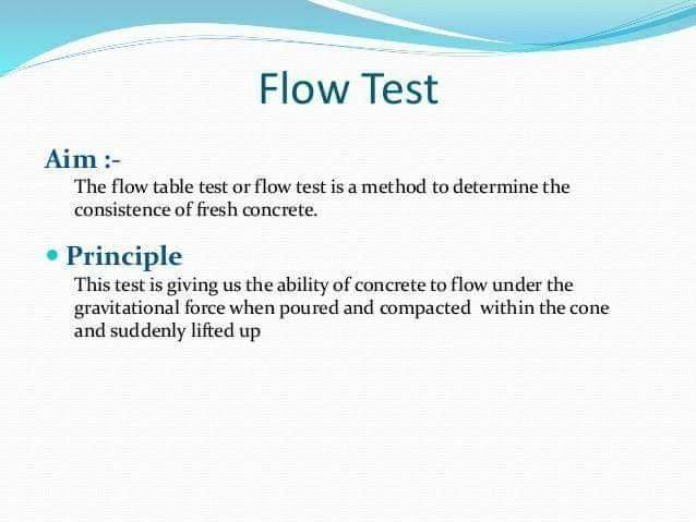 CIVIL ENGINEERING IMAGES: Flow Test or Flow Table Test
