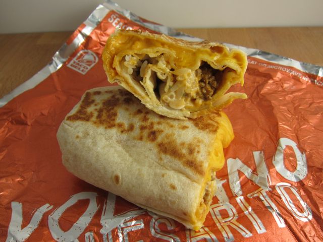 Taco Bell Volcano Box