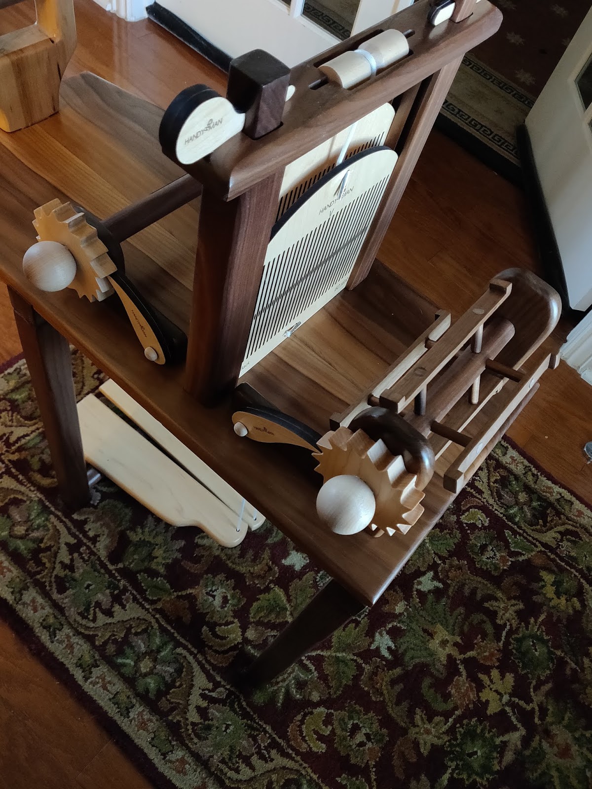 She's just a girl who creates...: Another Reproduction Treadle loom