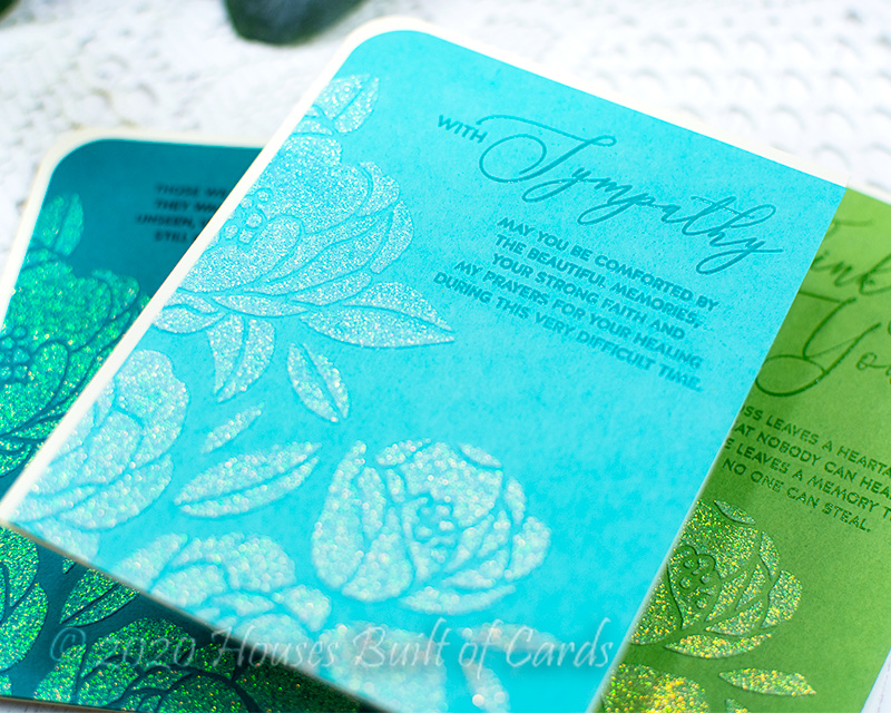 Houses Built of Cards: Tone on Tone Sympathy Cards - Simon Says Stamp