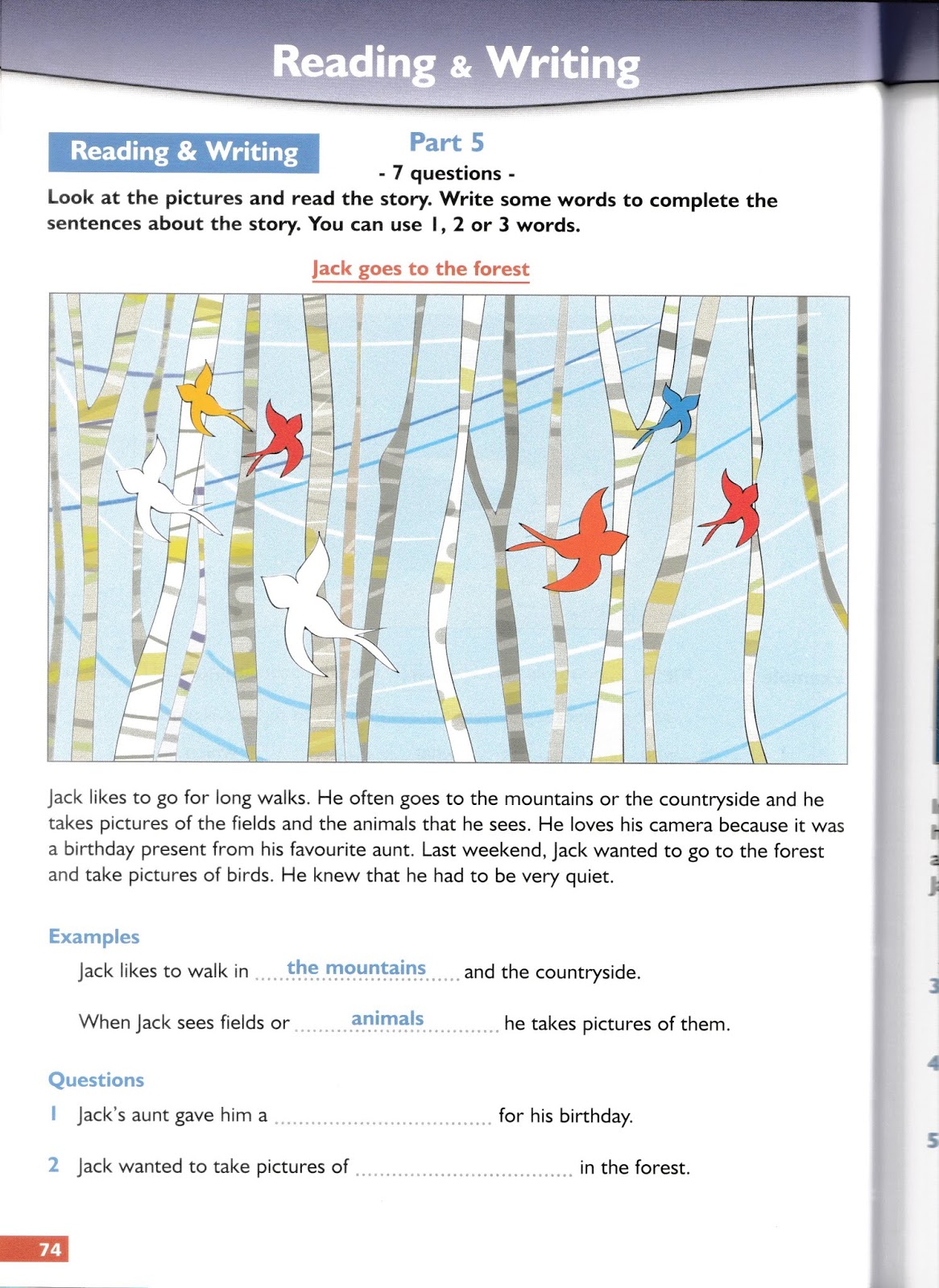 English Cambridge Tests - Complete Movers Tests - Let Your Hair Down!