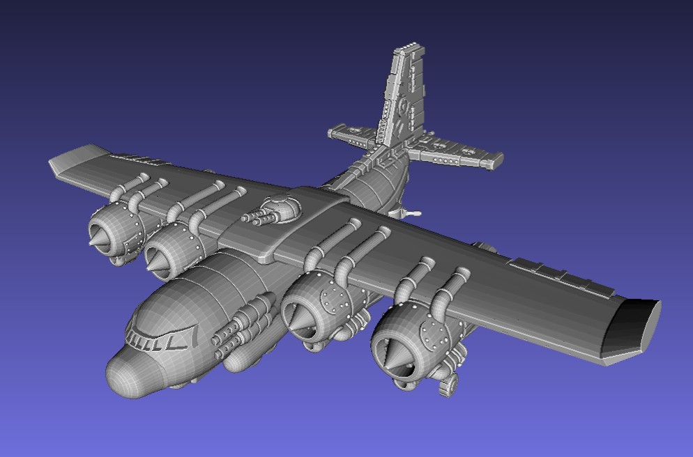 Martin's Models: REVIEW: Vanguard Miniatures' Hurk Bomber / Gunship