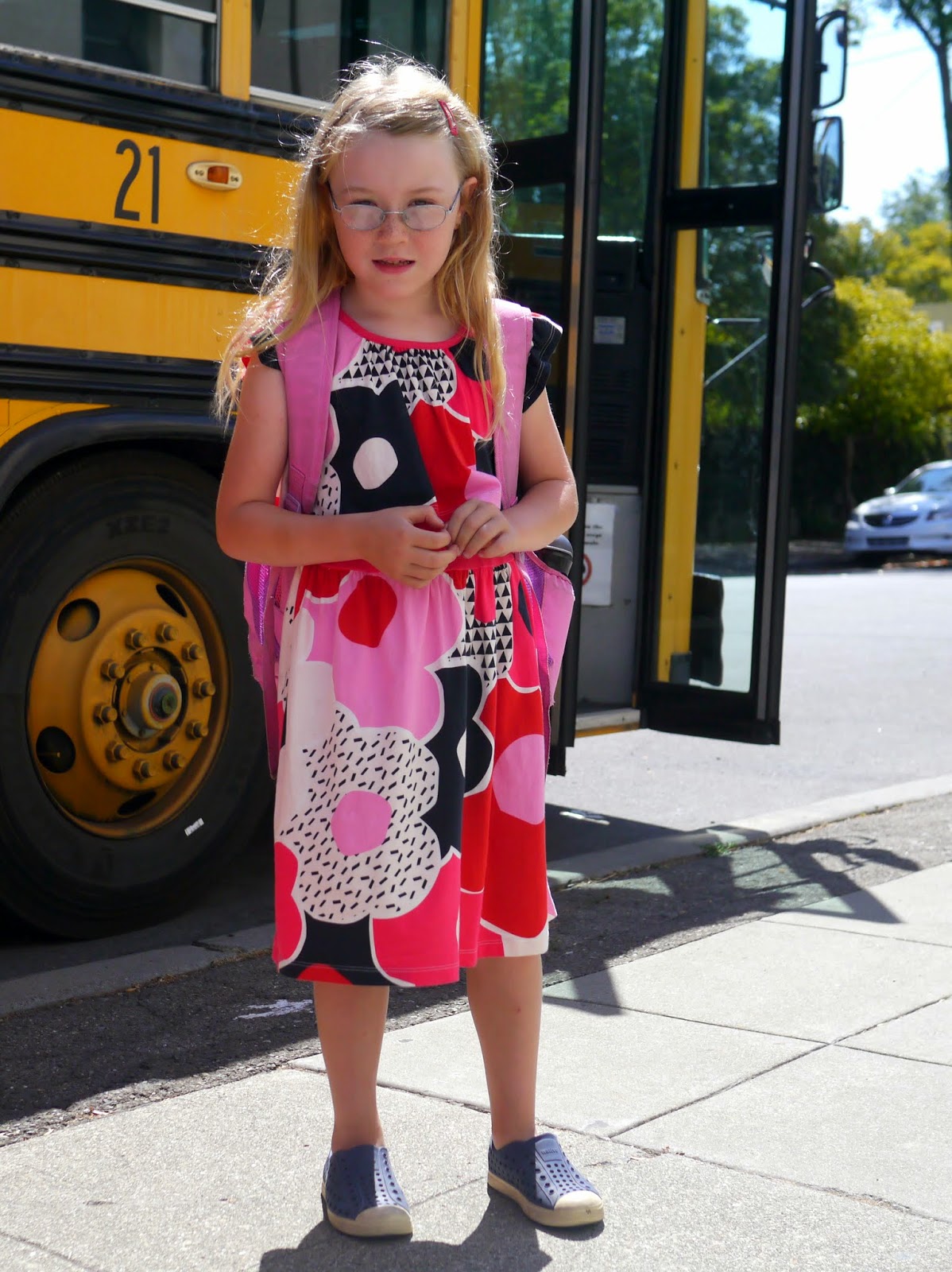 The first day of school calls for special treats so we headed to the ...