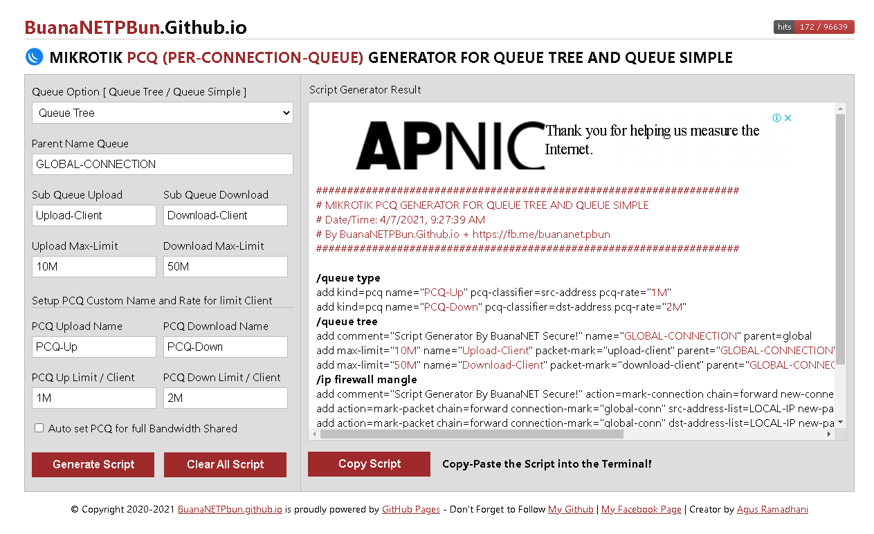 Mikrotik Pcq Generator Untuk Queue Tree Dan Simple Queue O Om