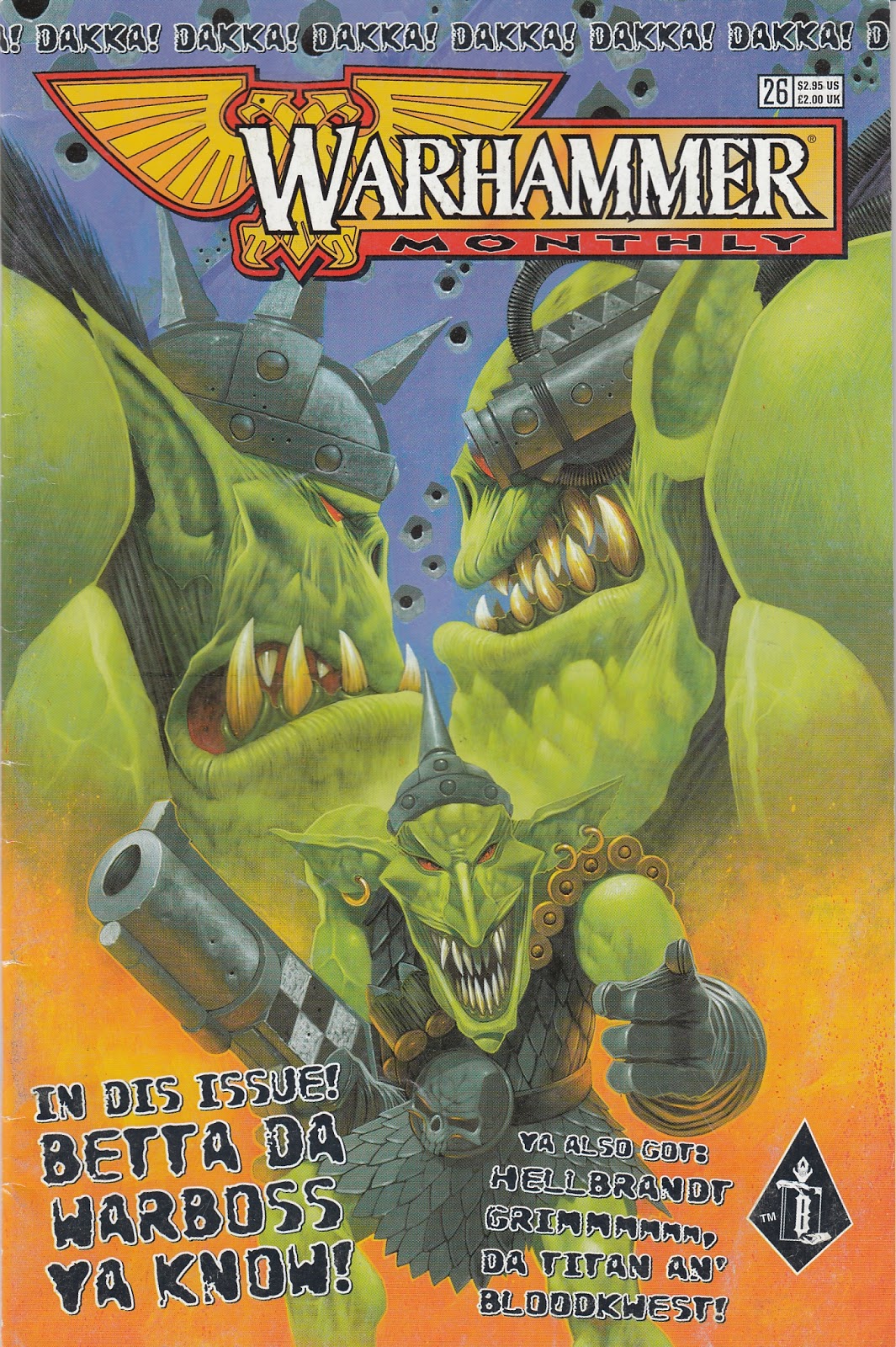 Boys Adventure Comics: Warhammer monthly comic - issue 21-30, cover ...