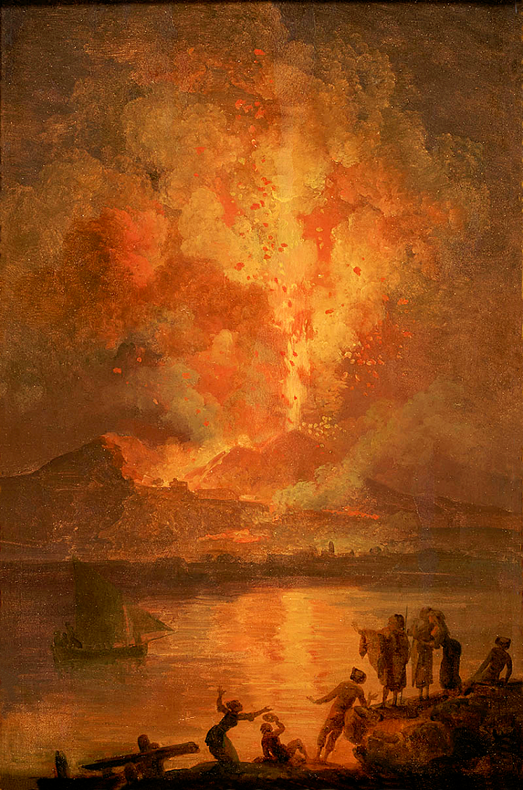 Gods and Foolish Grandeur: Eruption - paintings of Vesuvius by Pierre ...