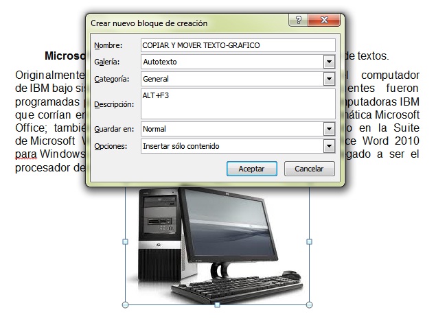 INFORMÁTICA AVANZADA: COPIAR Y MOVER TEXTOS Y GRAFICOS