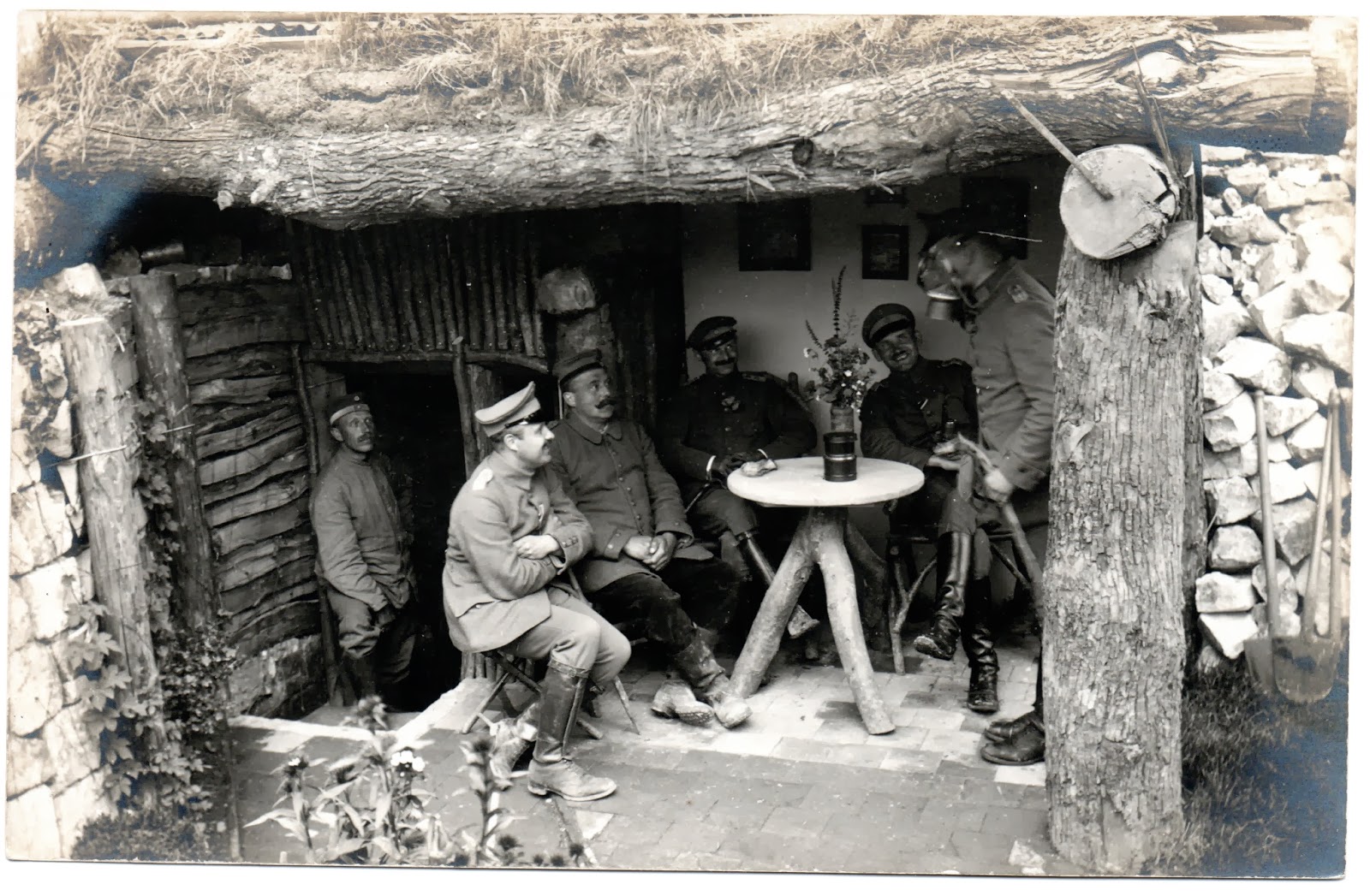 Great War Postcards: German Dugout