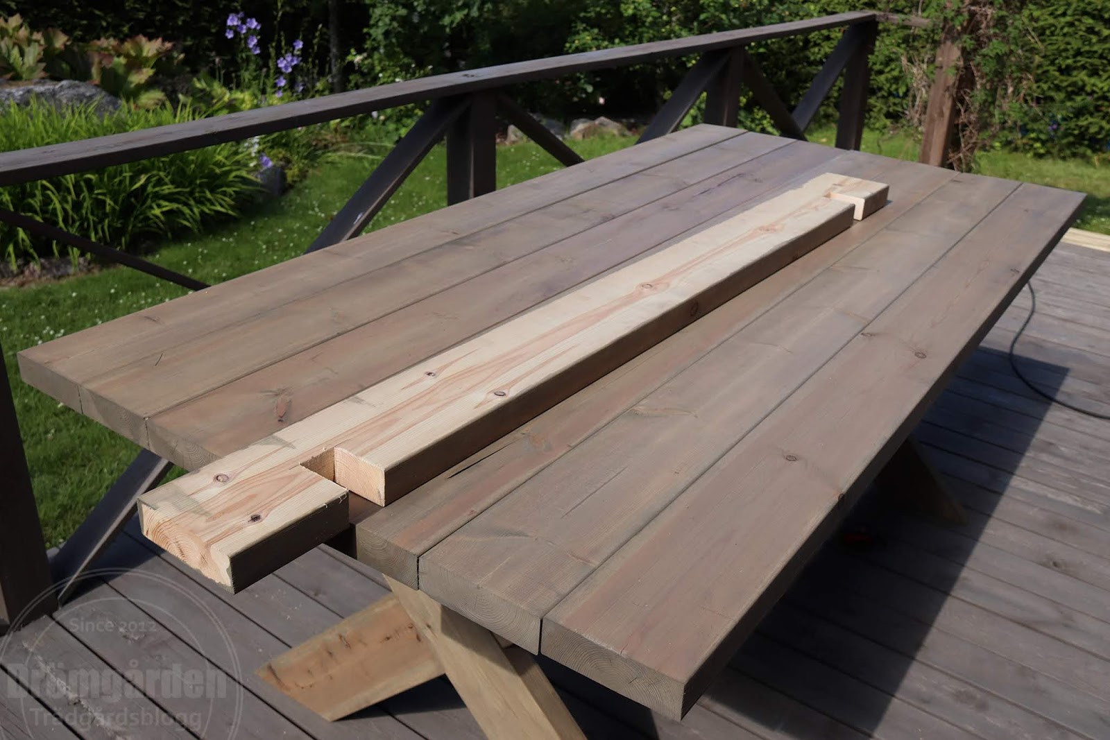 Drömgården: Bygga ett plankbord