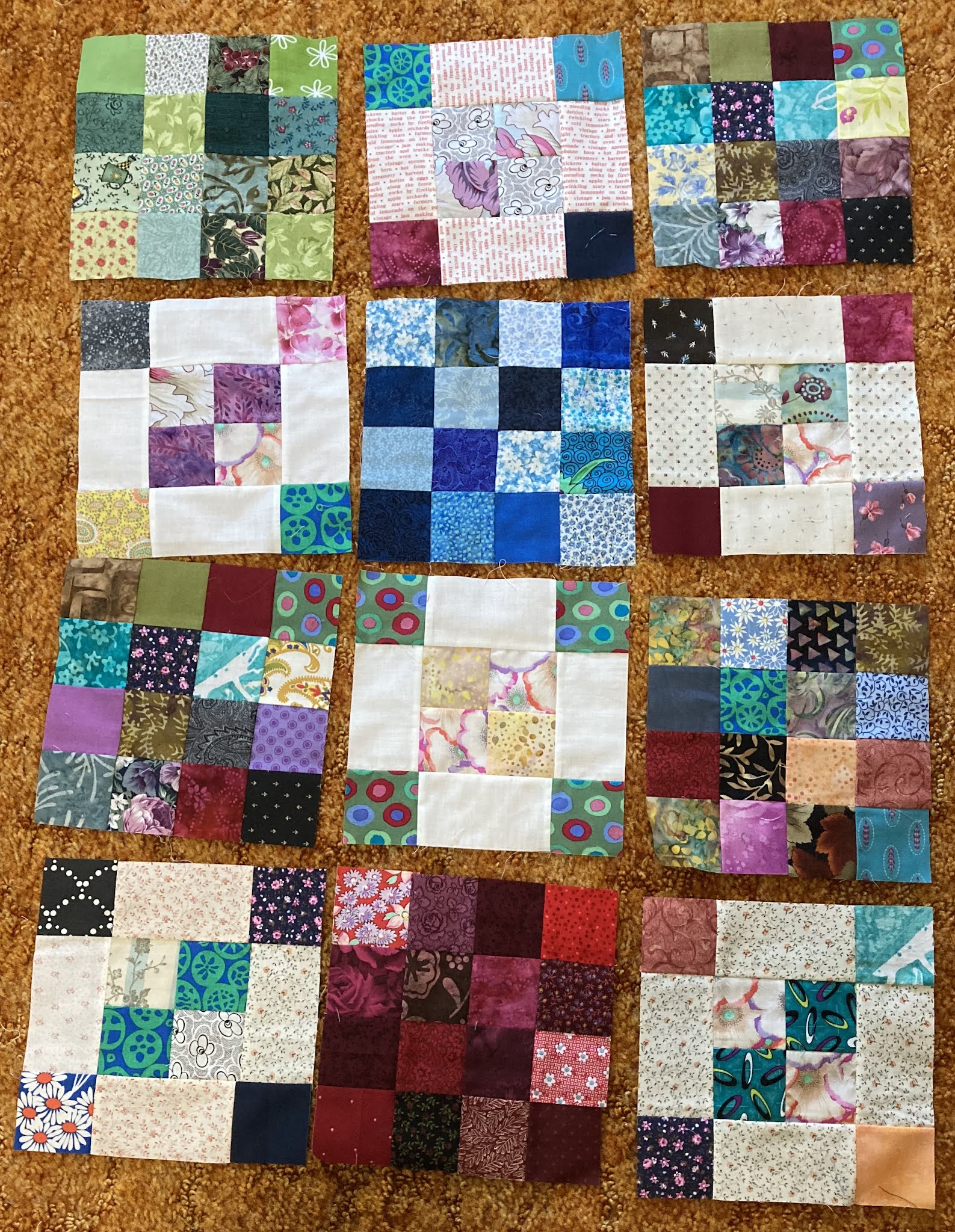 Gretchen's Little Corner: 16 Patch Blocks