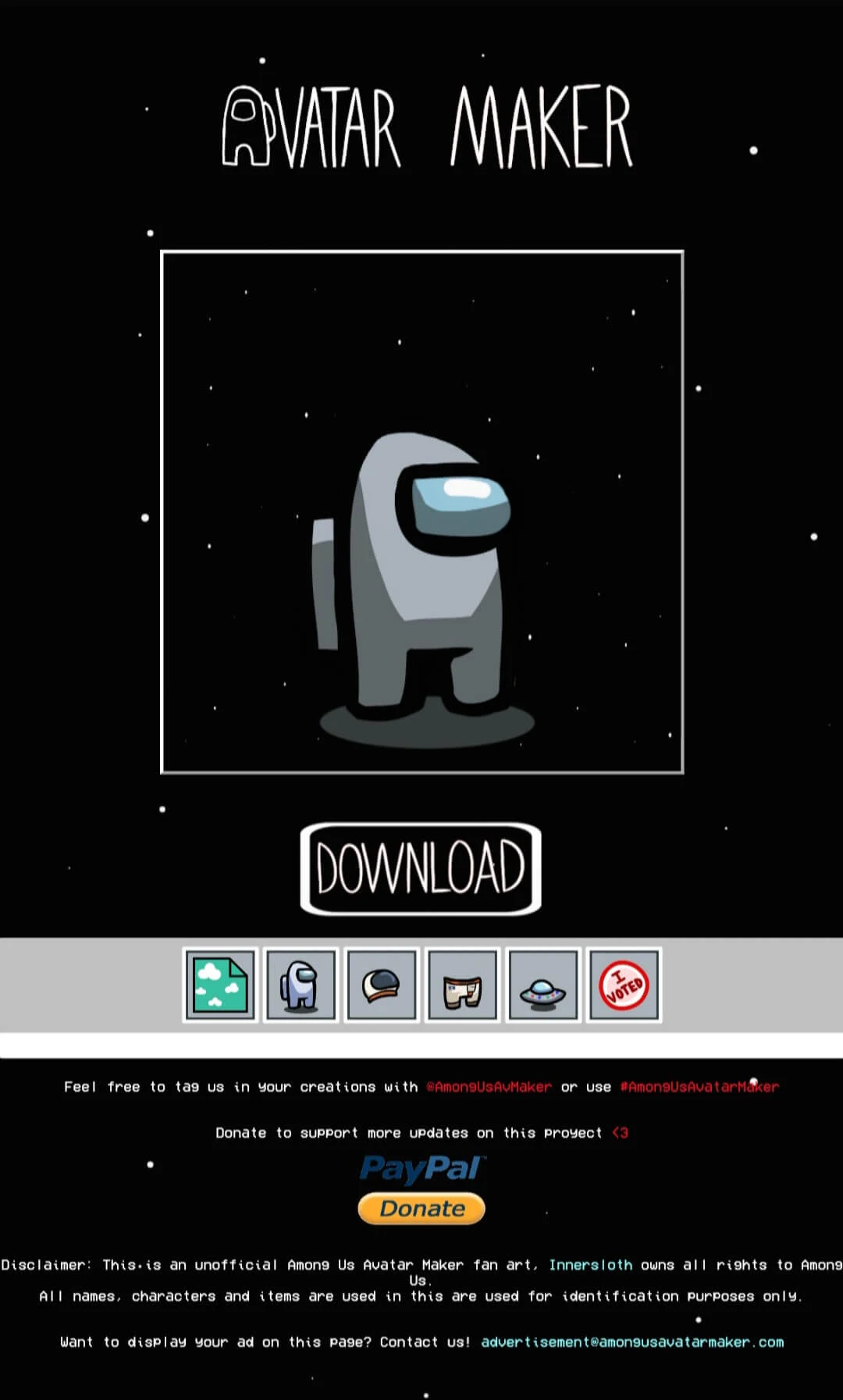 Cara Membuat Karakter Among Us di Among Us Avatar Maker | neeotaku