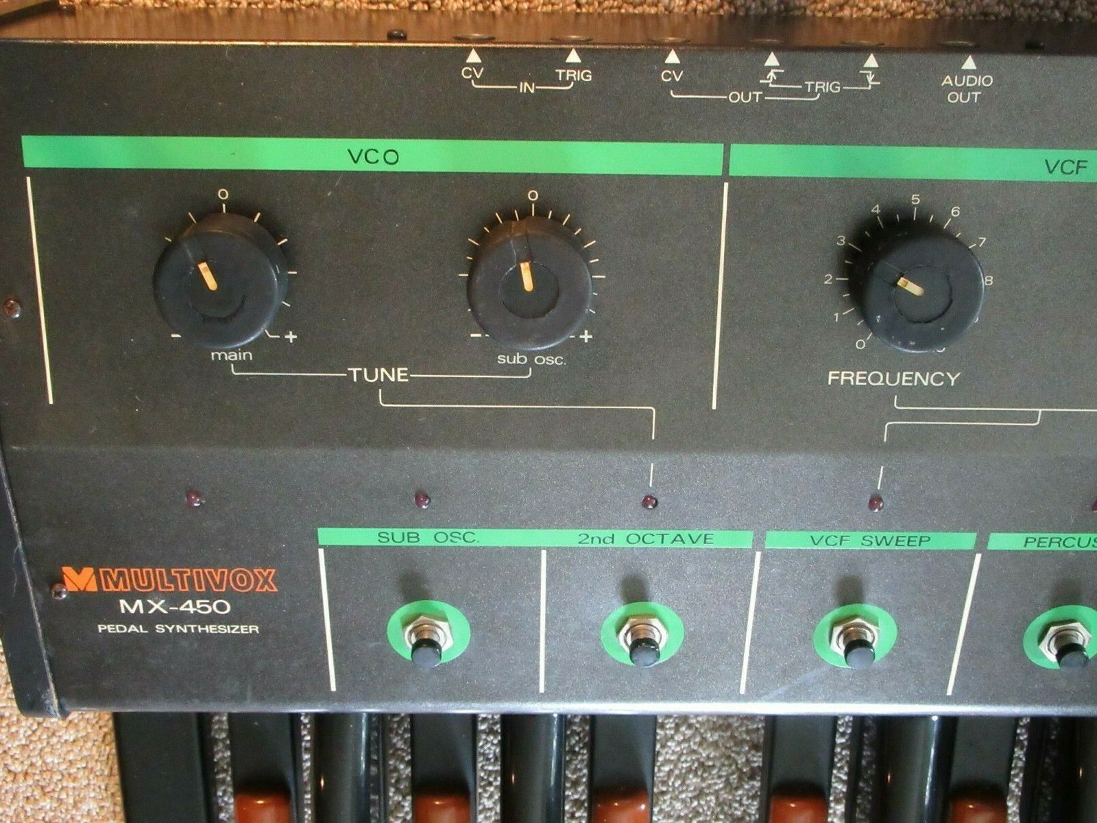 MATRIXSYNTH: Multivox MX-450 Pedalboard pedal bass Analog Synthesizer