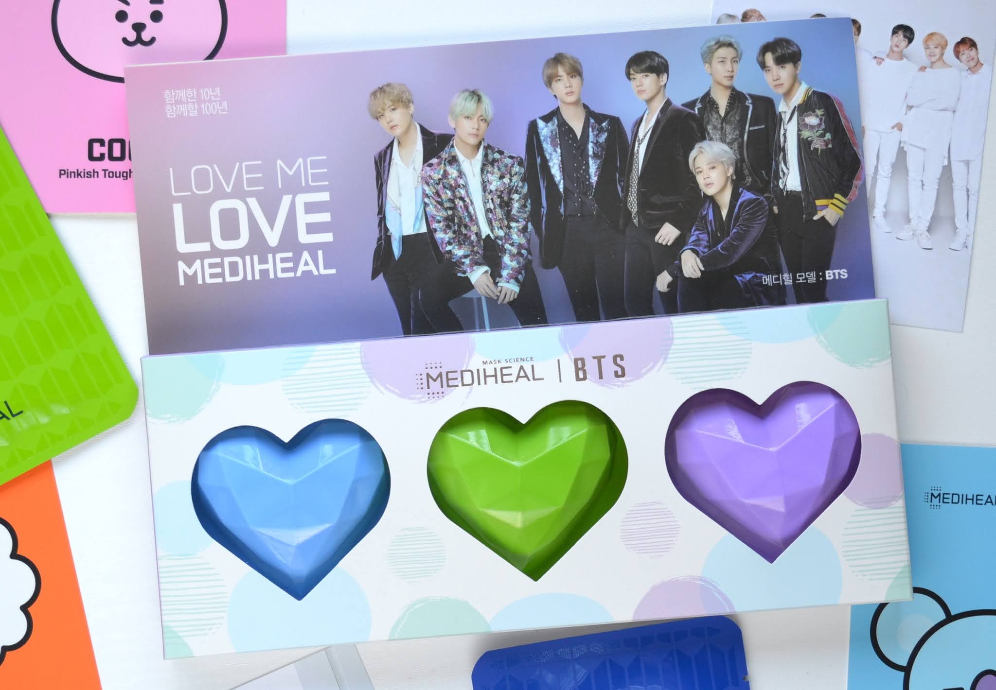 SHEET MASK | Mediheal Bio Capsulin Love Me Mask Set (BTS Special ...