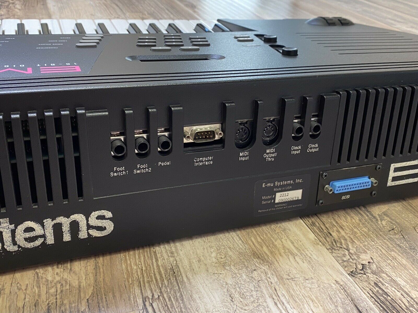 MATRIXSYNTH: E-mu Emax II Sampler/Synth SN 090002678