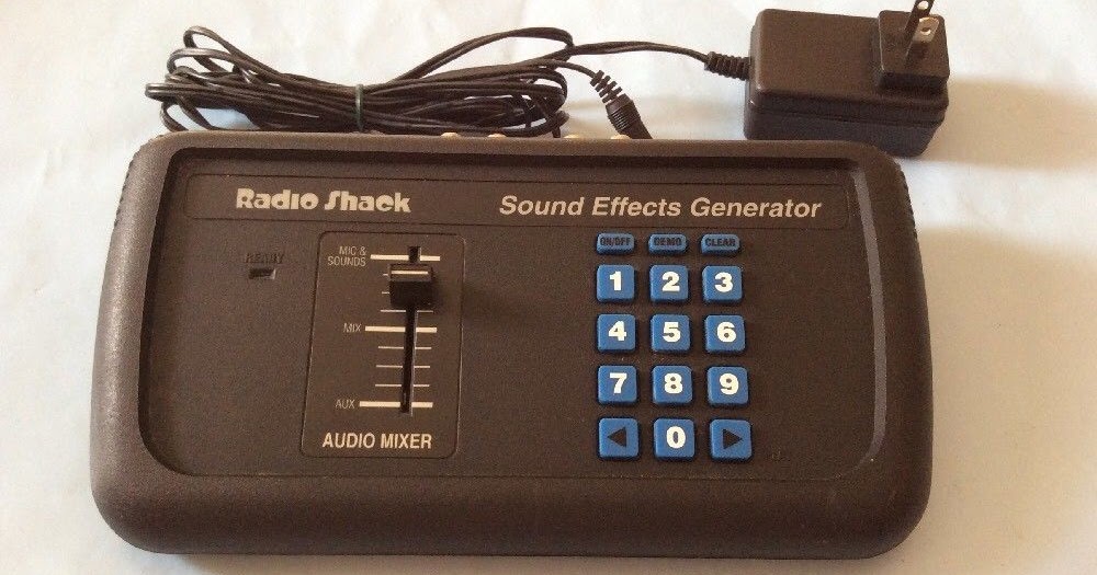 MATRIXSYNTH: Radio Shack Sound Effects Generator Microphone Audio Mixer ...