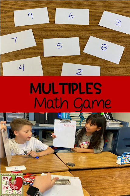 An Apple For The Teacher: Multiples Math Game
