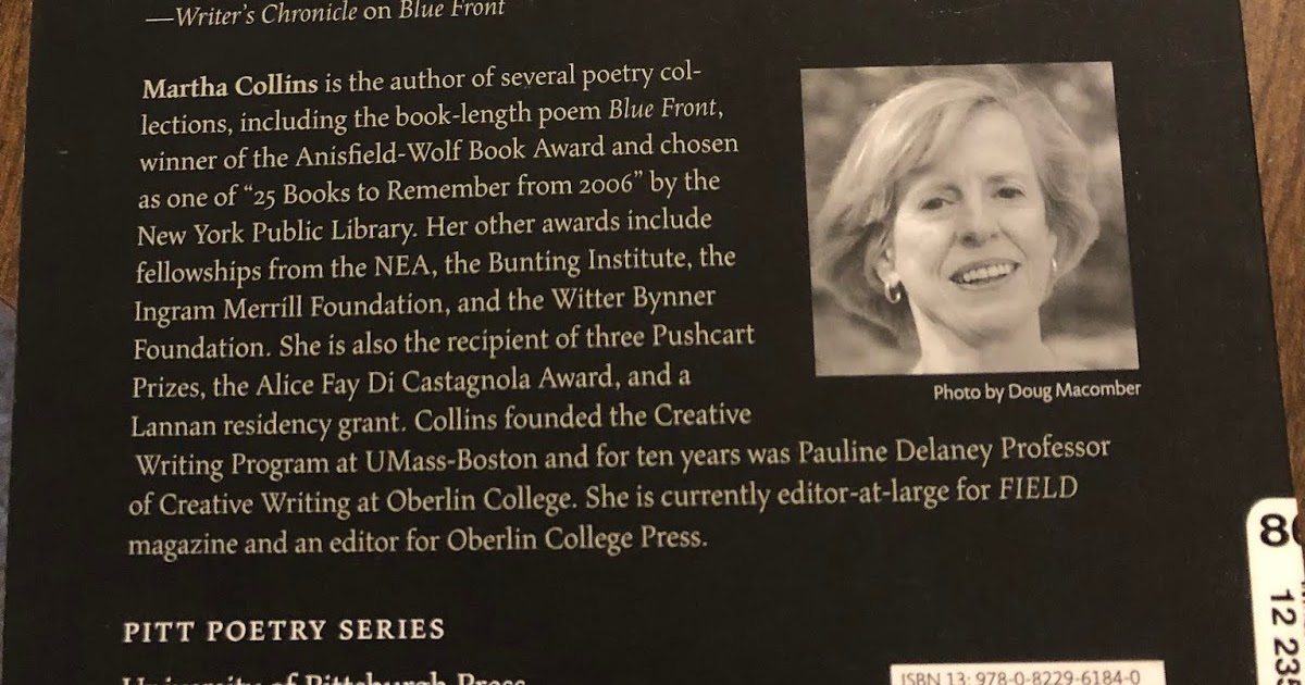 Documentary Poetics at UMass Boston: White Papers by Martha Collins