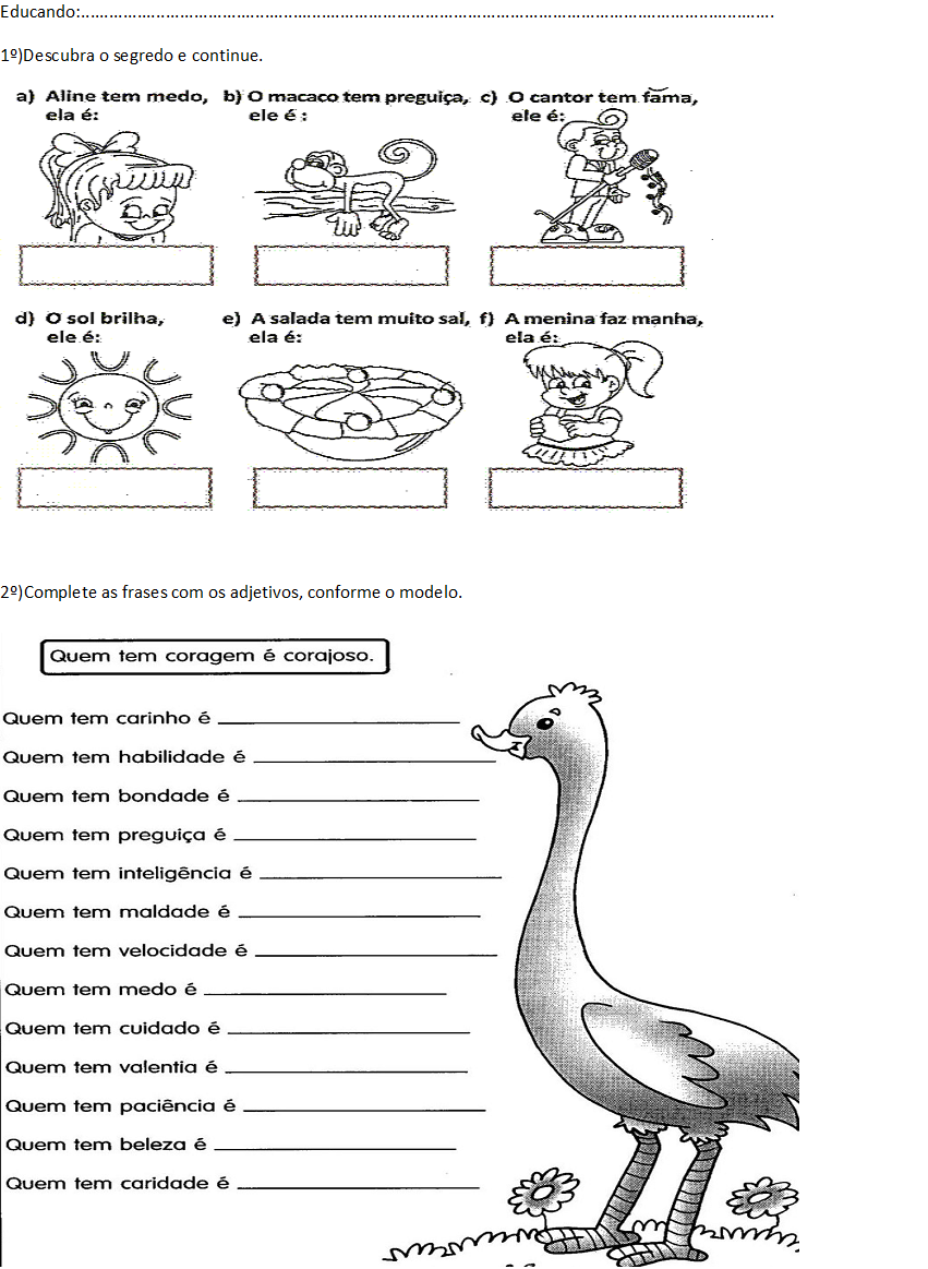 Atividades Com Oso E Osa 4o Ano - Acessaber - RETOEDU