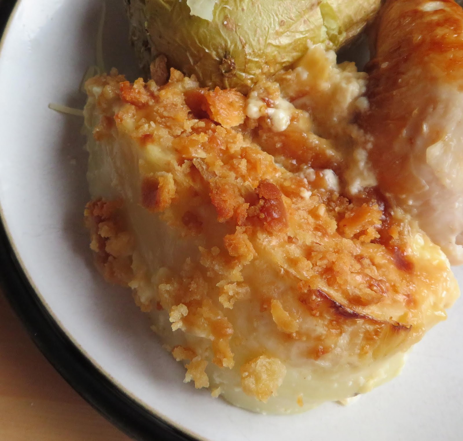 Cabbage, Cheese & Mustard Gratin for two | The English Kitchen